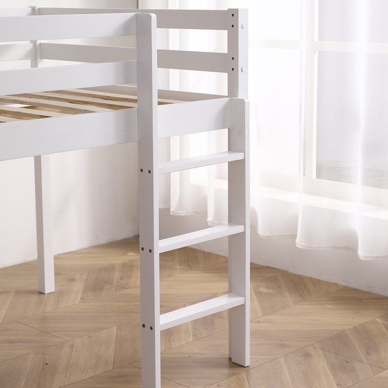 Harriet Bee Hepzibah Twin Solid Wood Platforms Loft Bed | Wayfair