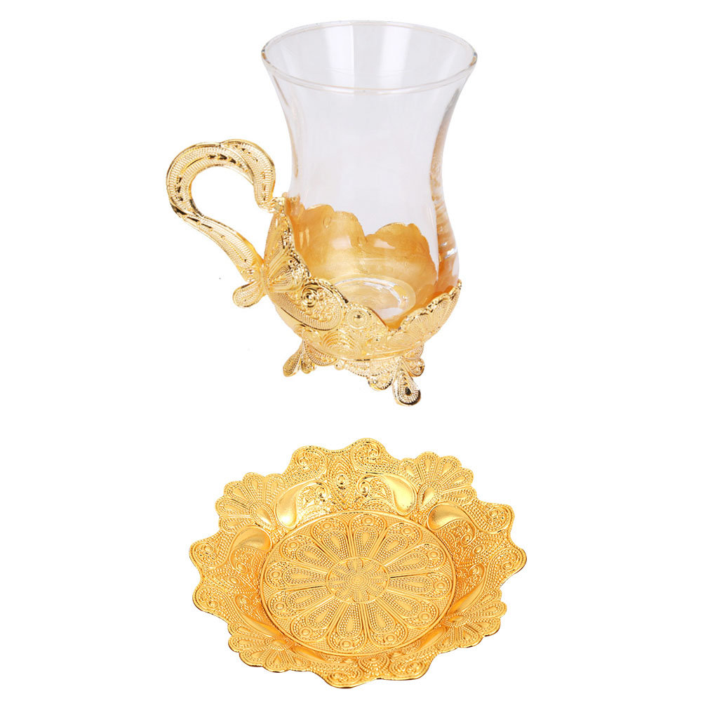 House of Hampton® 1 Set European Style Coffee Mug Coffee Cup Saucer Set ...