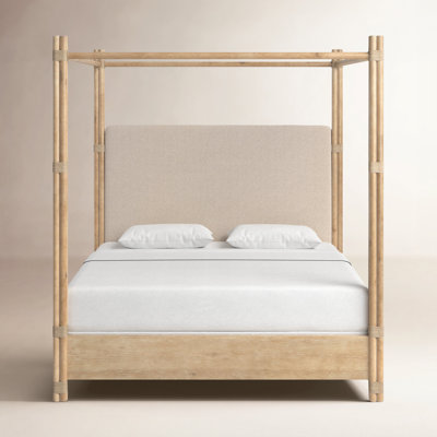 bamboo canopy bed frame