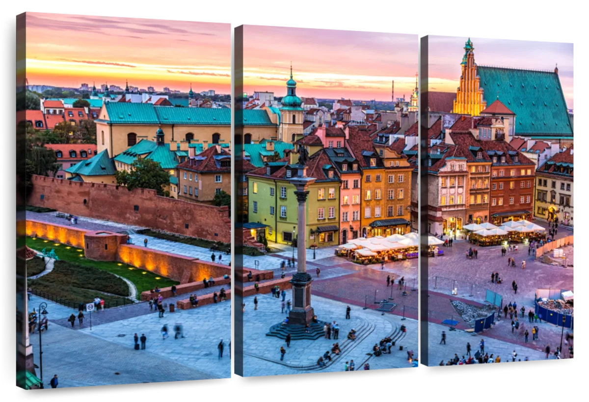 Ebern Designs Rorry Warsaw Sunset Illumination | Wayfair