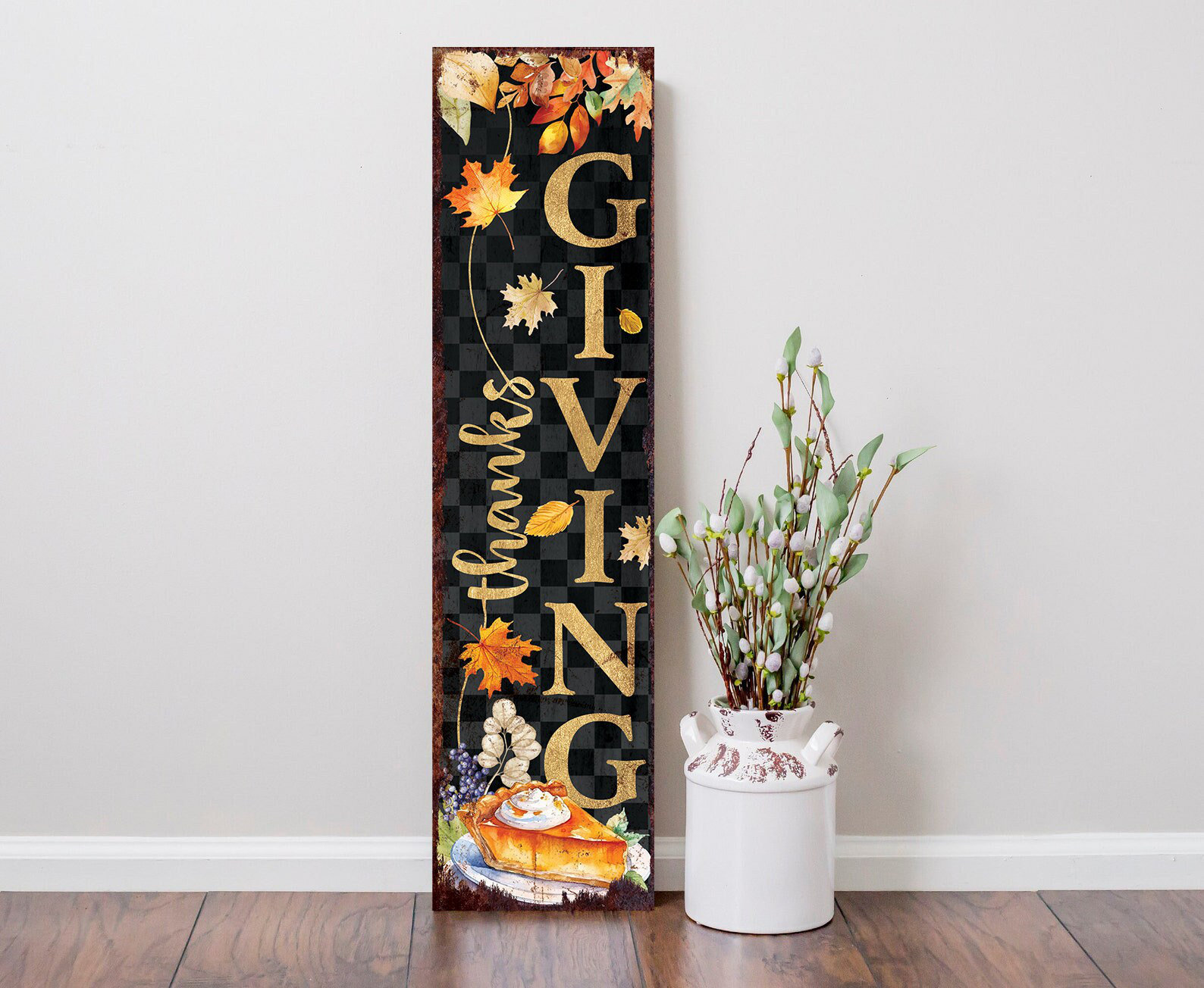 The Holiday Aisle® Thanksgiving Door Mural | Wayfair