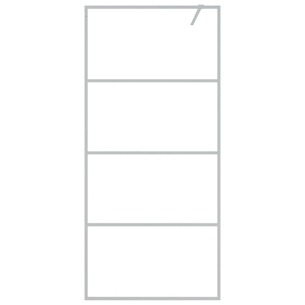 Belfry Bathroom Warnke Straight Aluminum Slab Bath Screen | Wayfair.co.uk