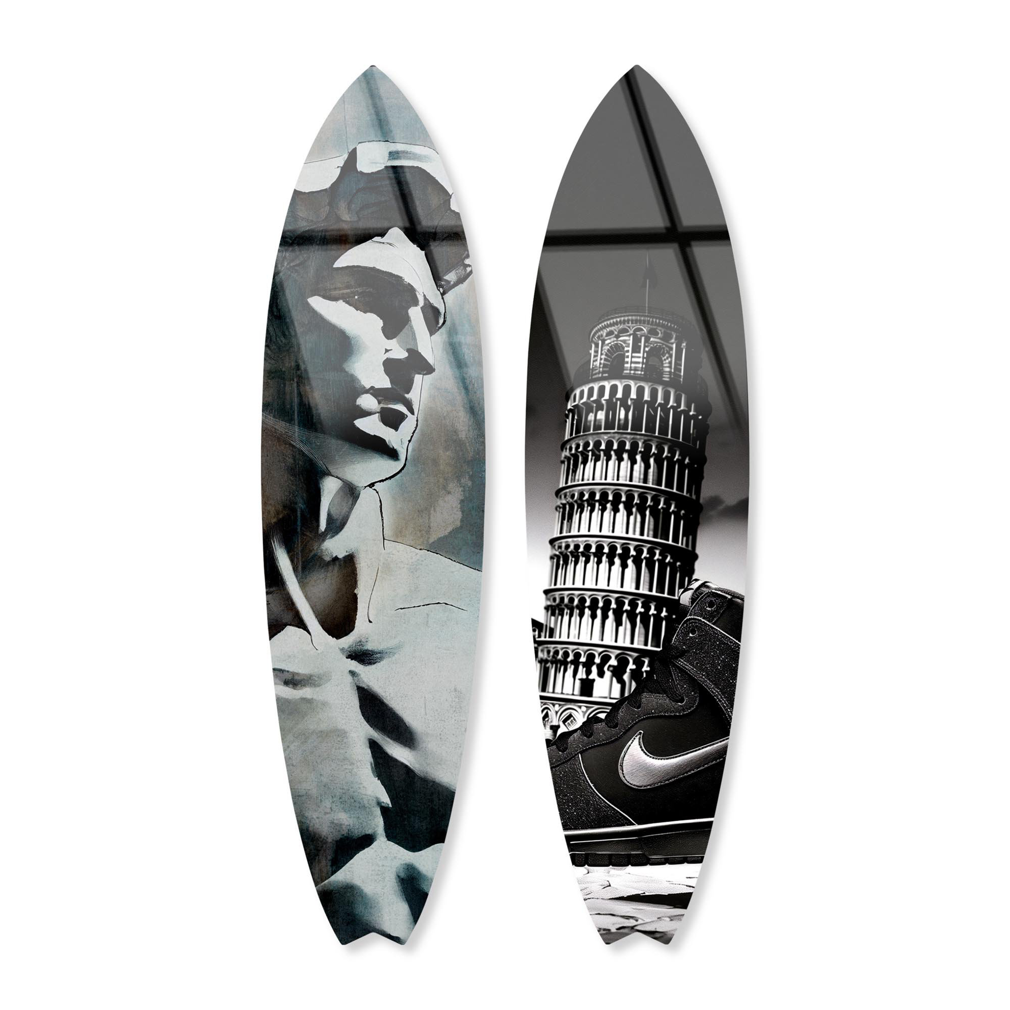 Notori Art Italian Encore Surfboard SET Acrylic Coastal Wall Art by ...