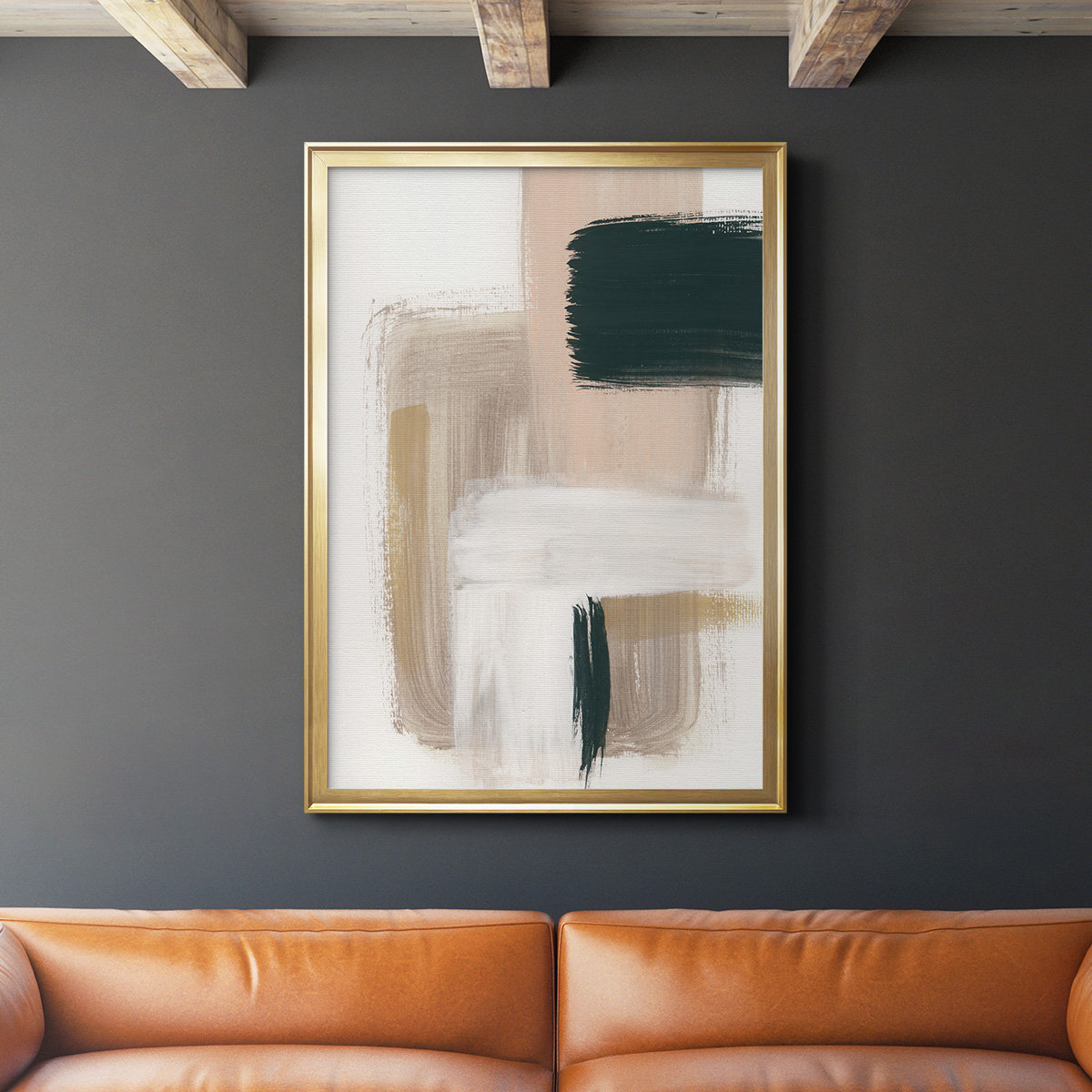 Wexford Home Marble Block Symmetry I Premium Framed Print - Ready To ...