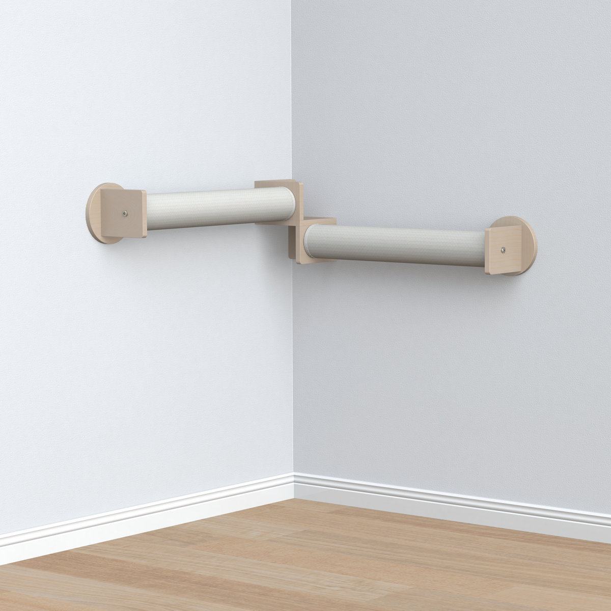 TRIXIE Wall Set 5, Indoor Wall Mounted Cat Climbing System, 2 Sisal ...