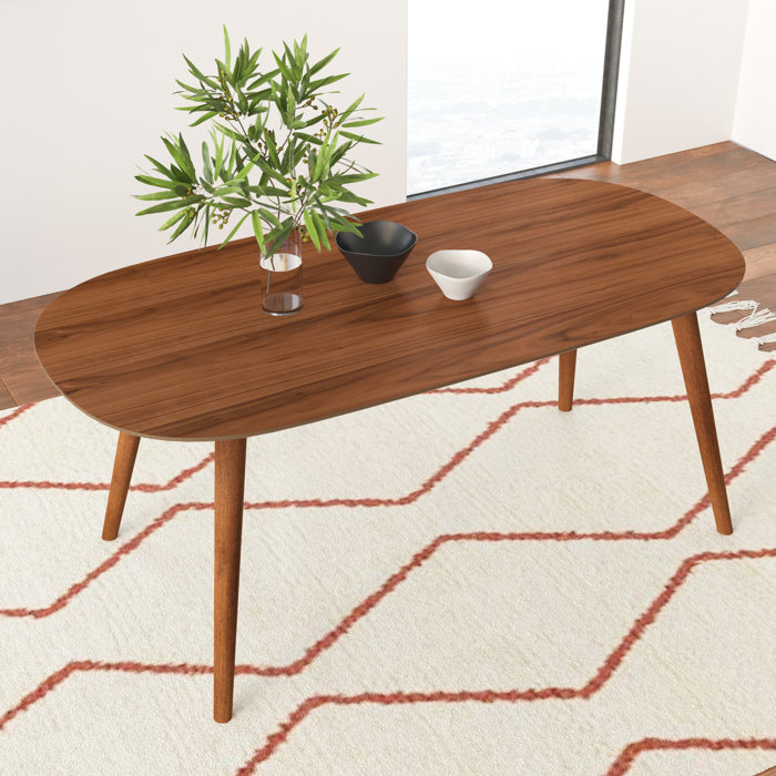 AllModern Bray Oval Solid Wood Base Dining Table & Reviews | Wayfair