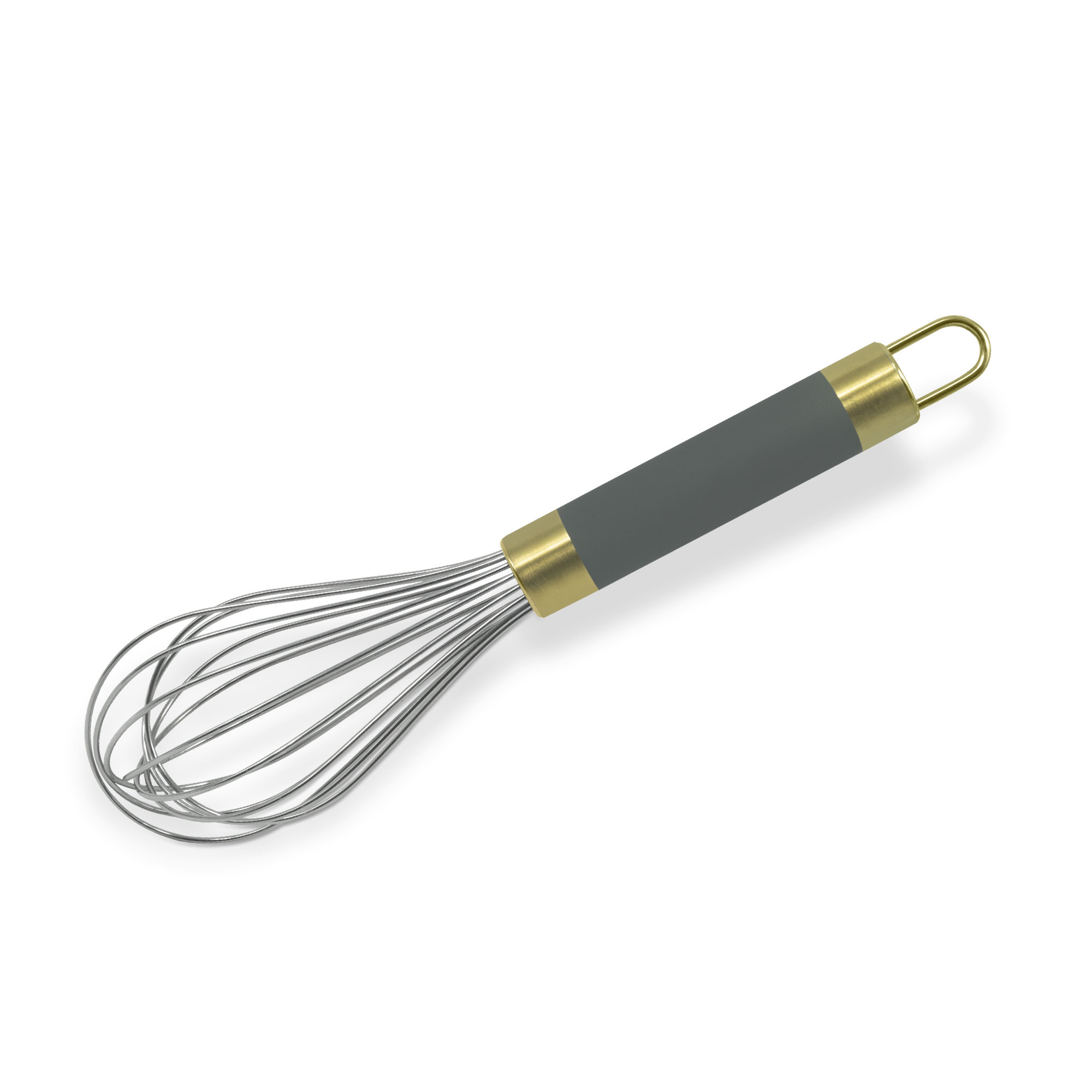 Cook Pro Professional Gold Heavy Duty Whisk w/ Grey Handle & Reviews ...