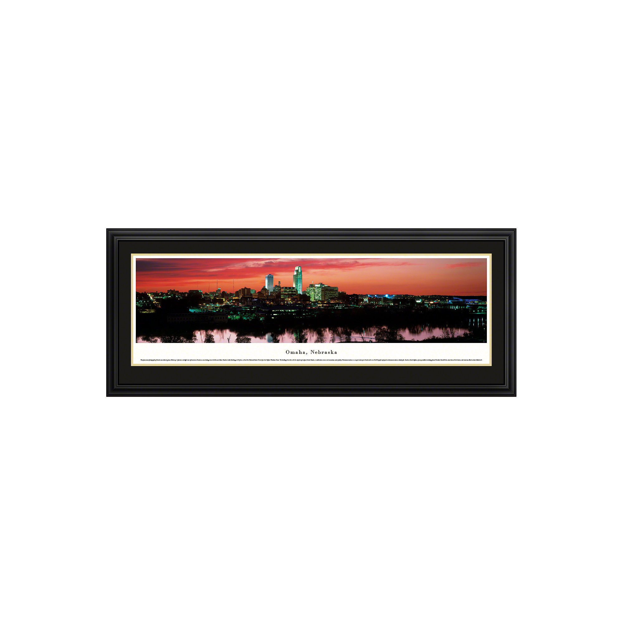 Vault W Artwork 'Omaha, Nebraska' by James Blakeway Framed Photographic ...