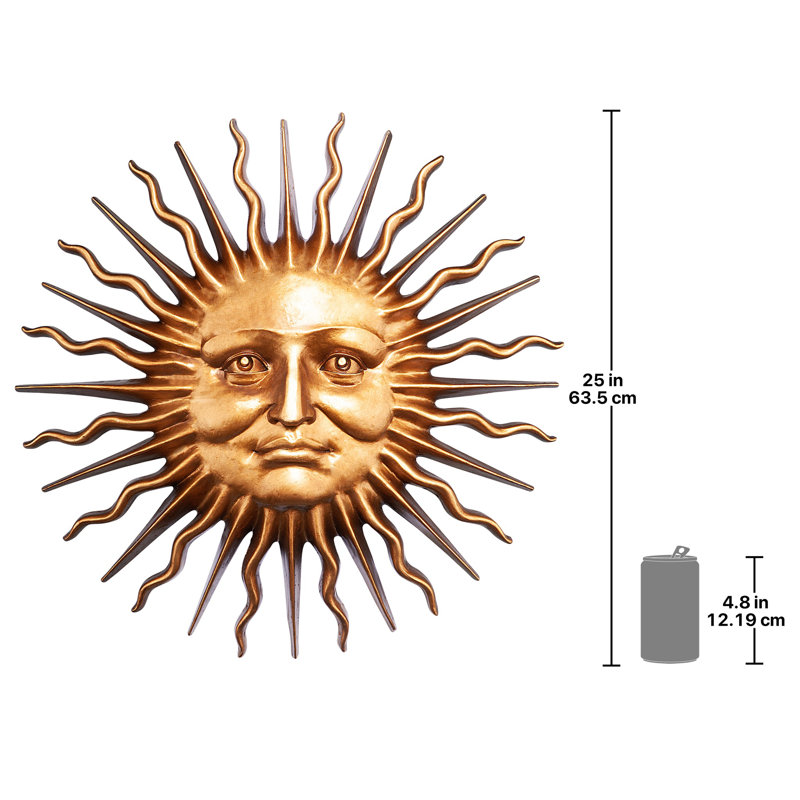 Design Toscano Sloane Greenman Sun Wall Sculpture & Reviews | Wayfair