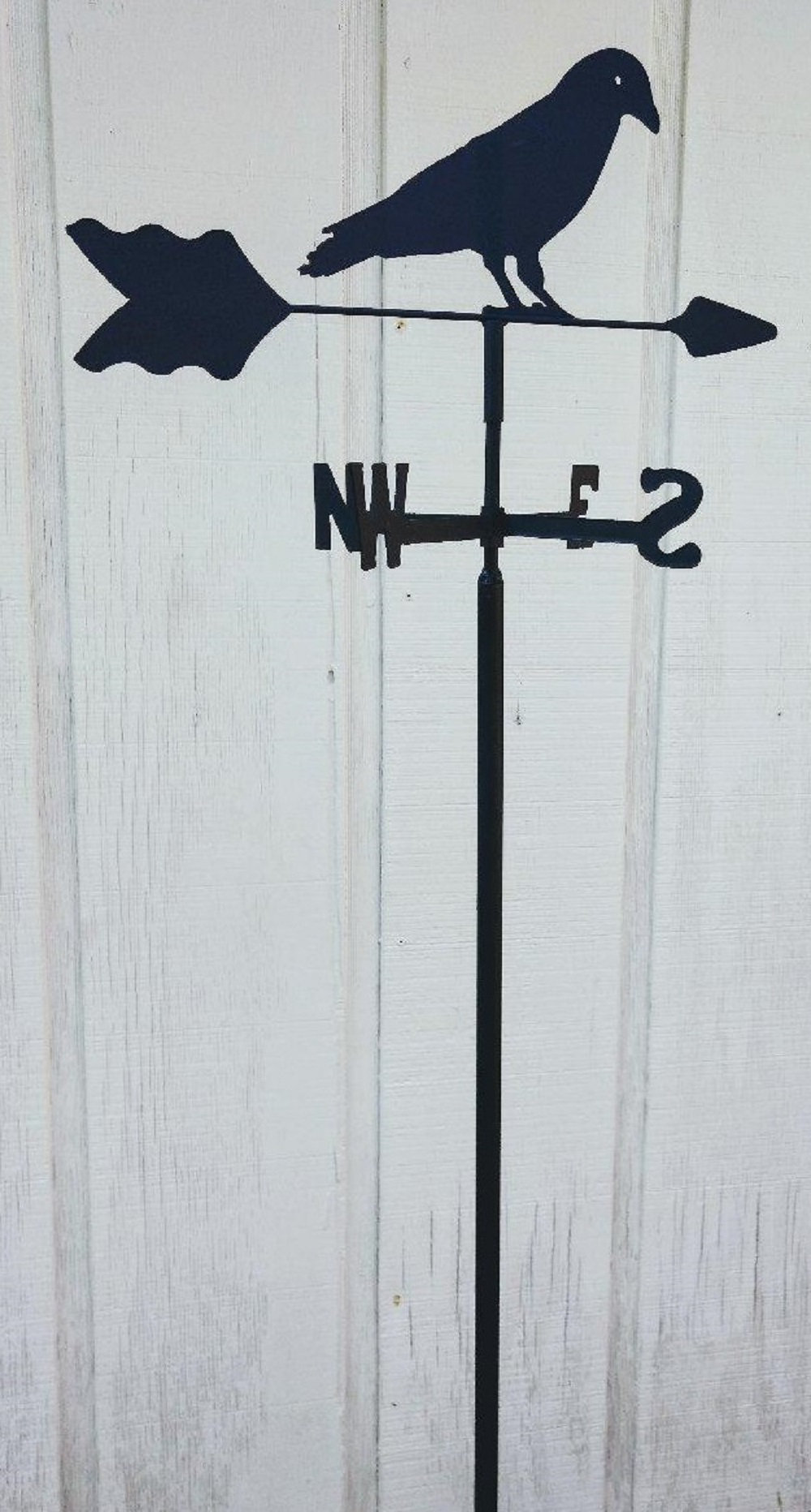 The Lazy Scroll Garden Mount Crow Weathervane | Wayfair