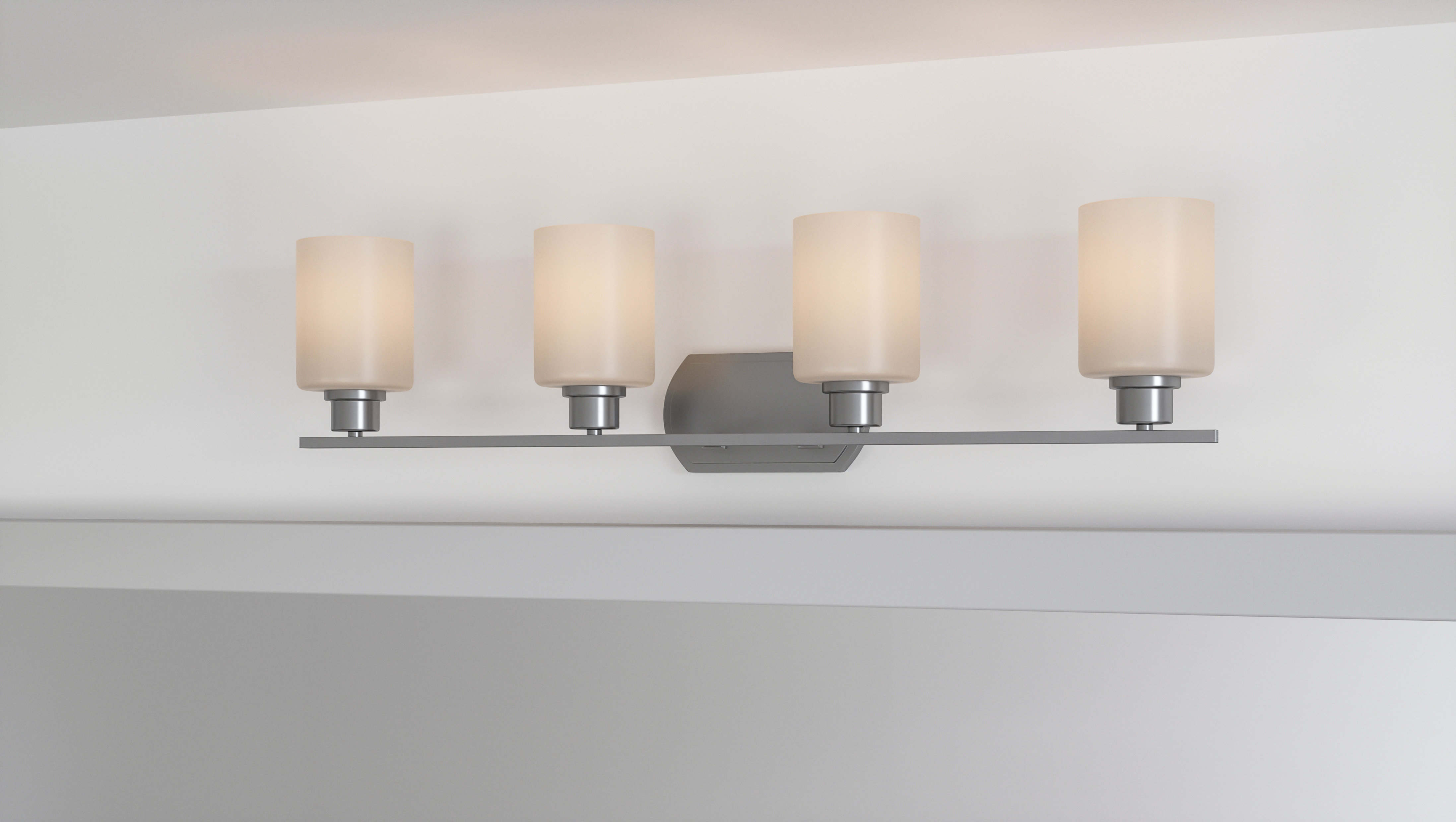 Wade Logan Gardiner 4-Light Dimmable Vanity Light - Wayfair Canada