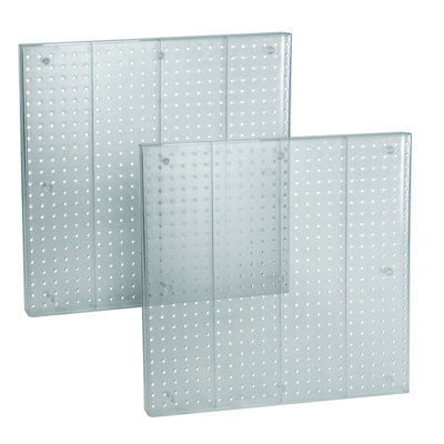 Azar Displays Pegboard Wall Panel Storage Solution, Size: 24"x 24", 2 ...