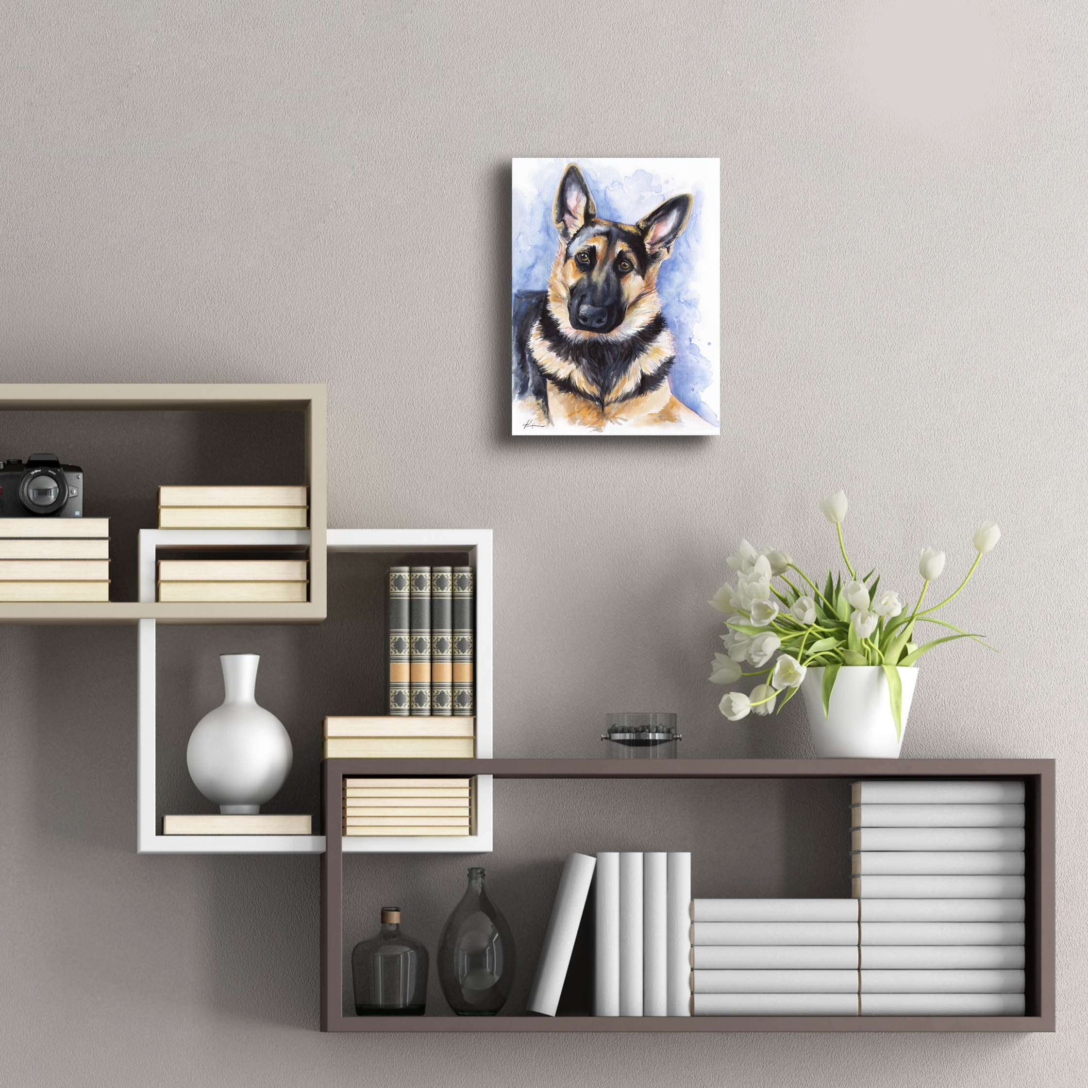 Winston Porter 'Must Love Dogs German Shepherd' by Lindsay Kivi Acrylic ...