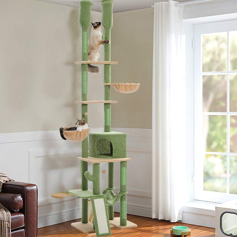 Tucker Murphy Pet™ Dortha 85-112'' Height Adjustable Floor Standing Cat ...