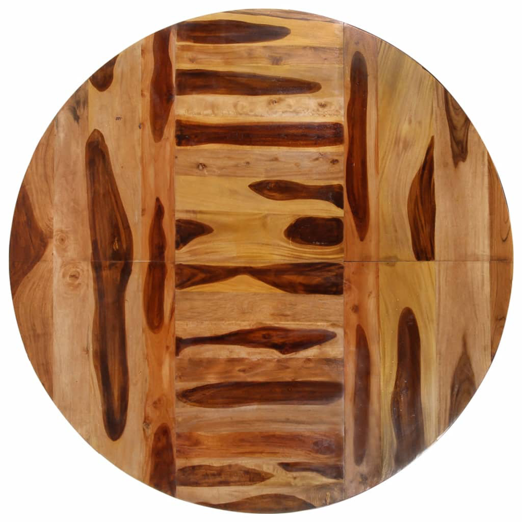 Millwood Pines Dining Table Round Rough Mango Wood & Reviews | Wayfair