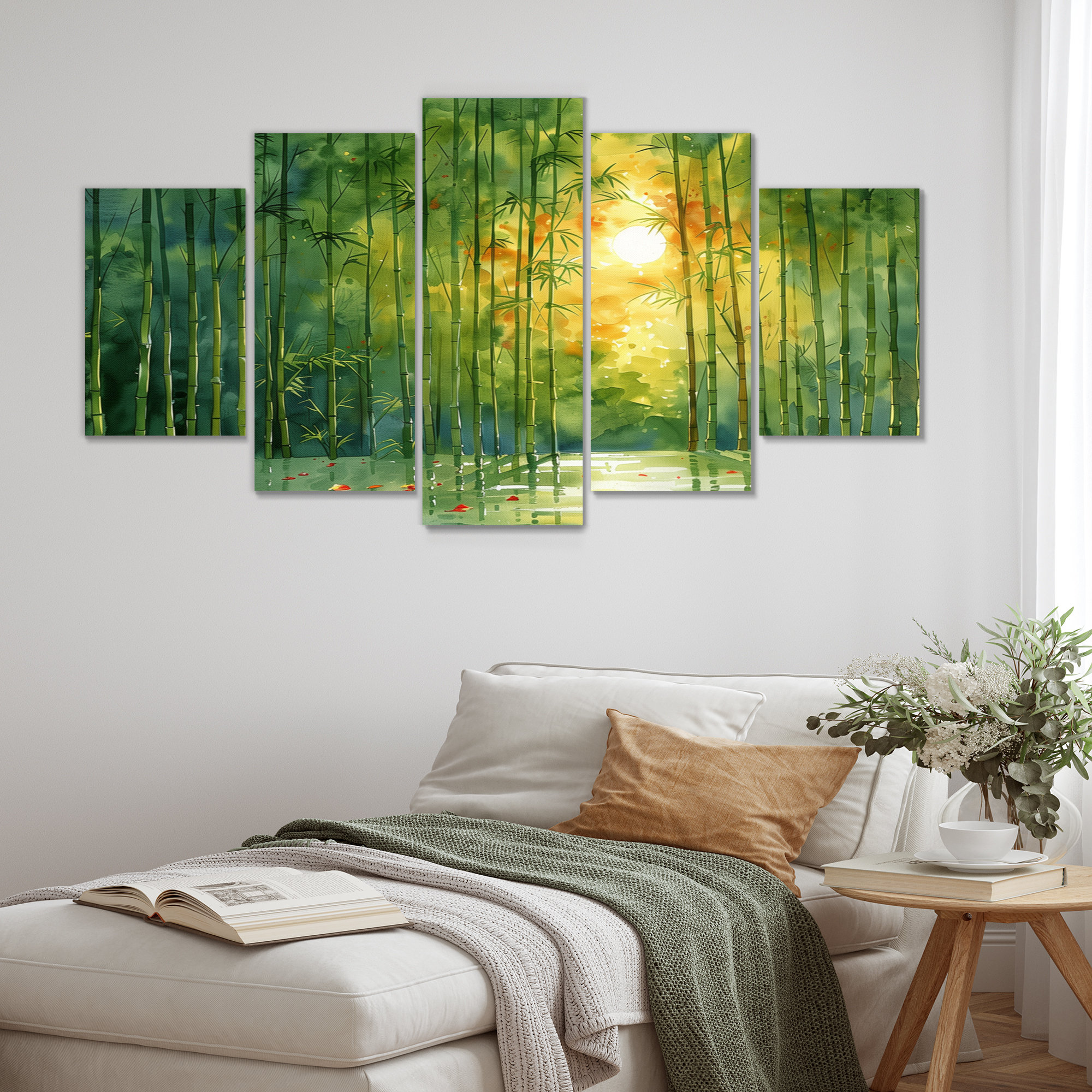 Bay Isle Home™ Bamboo In Amazon Rainforest At Sunset I - Bamboo Wall ...