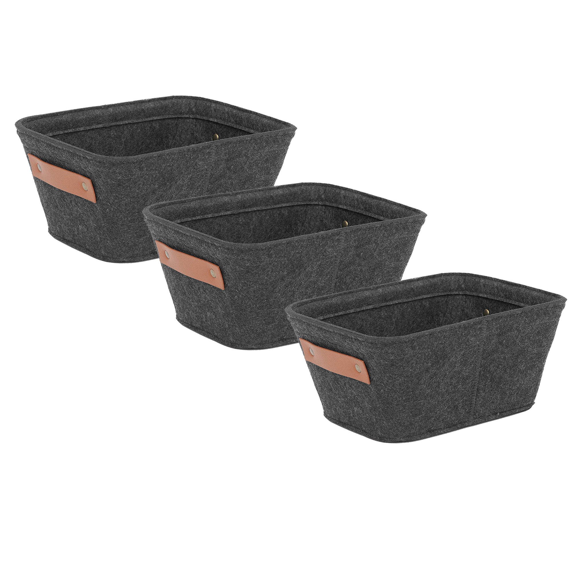 Winston Porter Felt Basket Set - Wayfair Canada