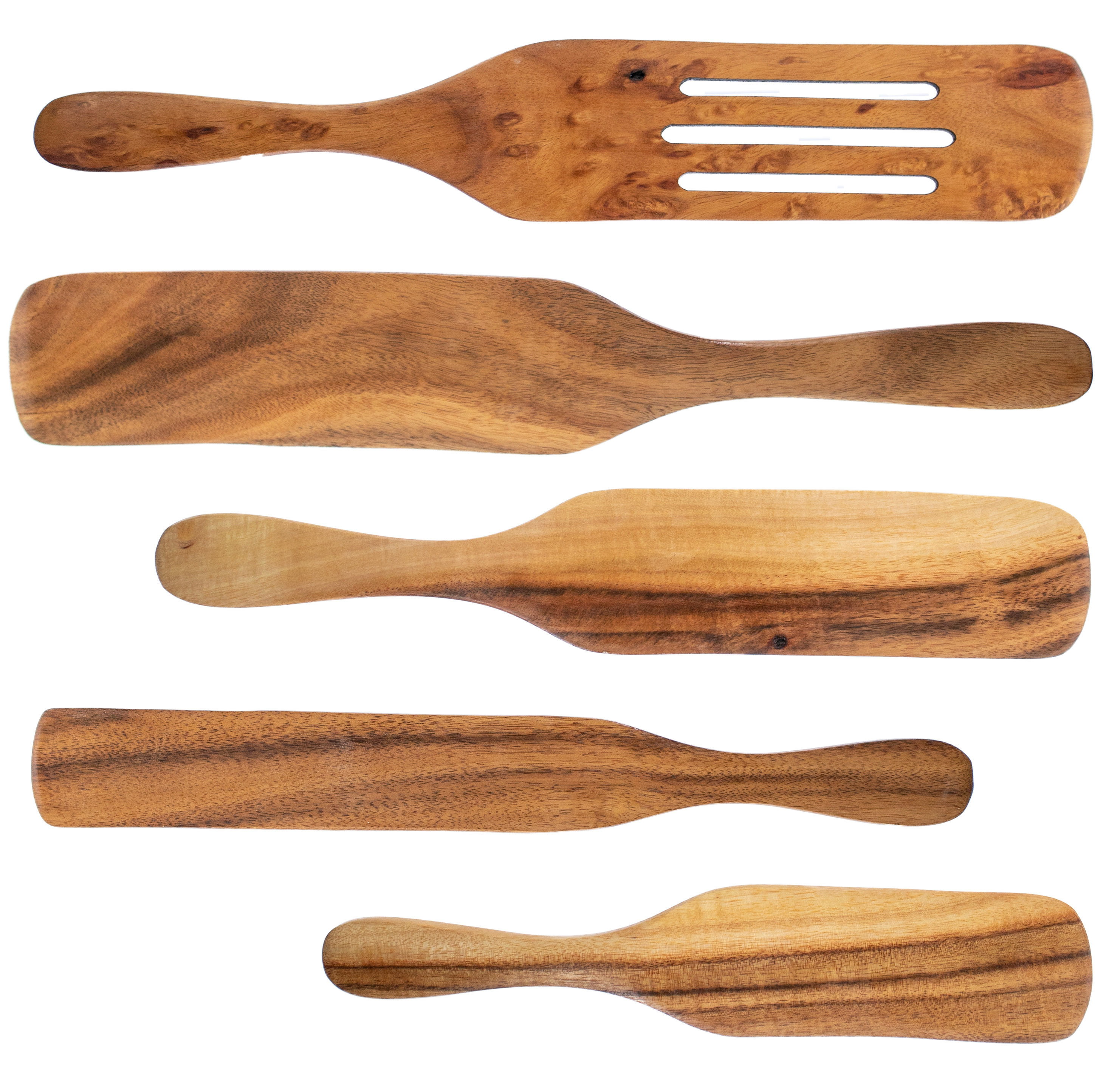 5 Star Super Deals Spurtle Spoon Spatula Cooking Utensil - 5Pc Set ...