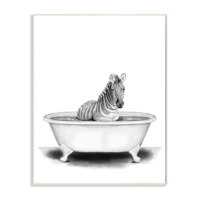 zebra bathroom
