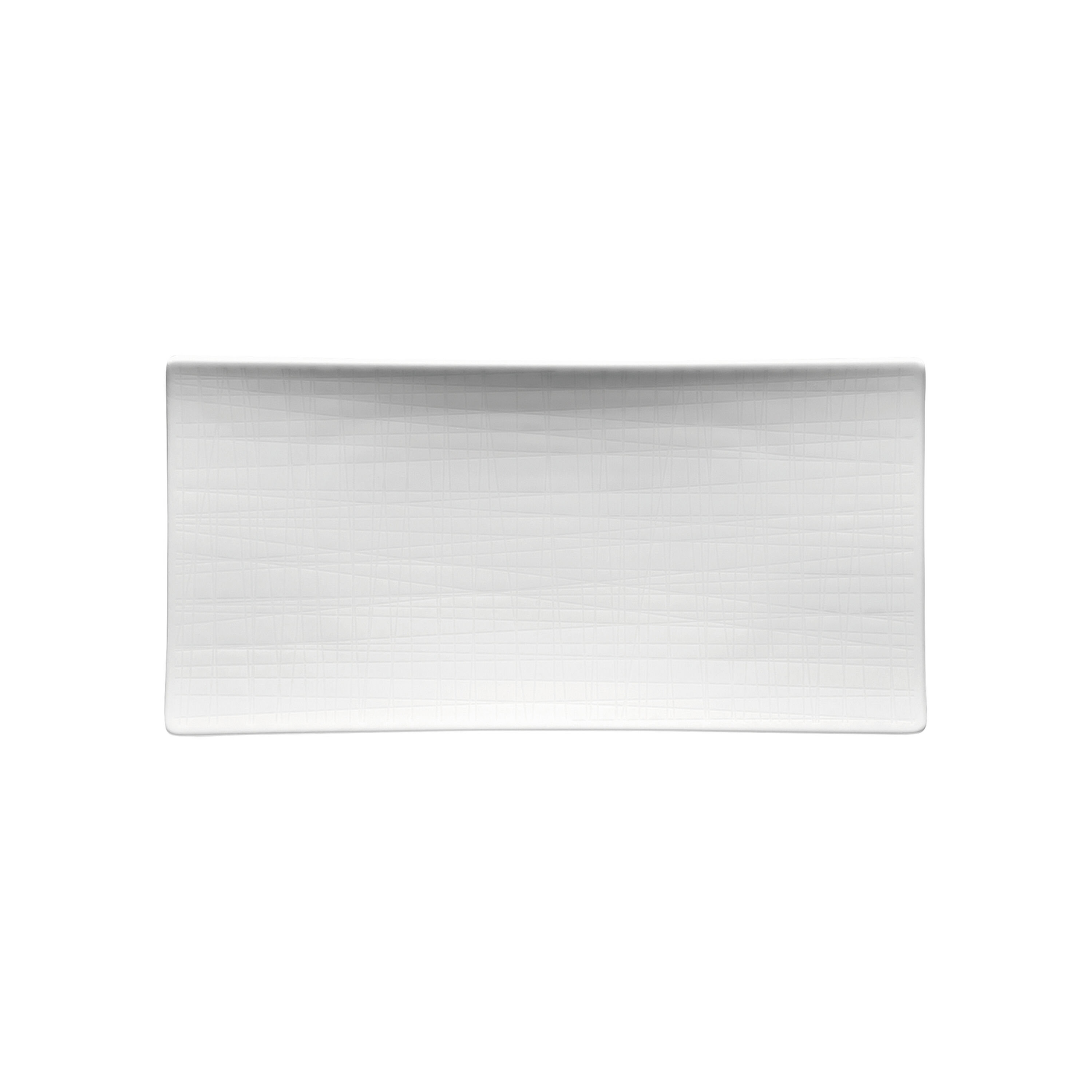 Rosenthal Mesh White Flat Rectangular Plate | Perigold