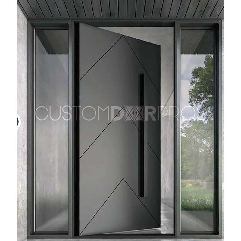 Custom Iron Door Pros 61'' x 96'' Iron Front Entry Doors | Wayfair