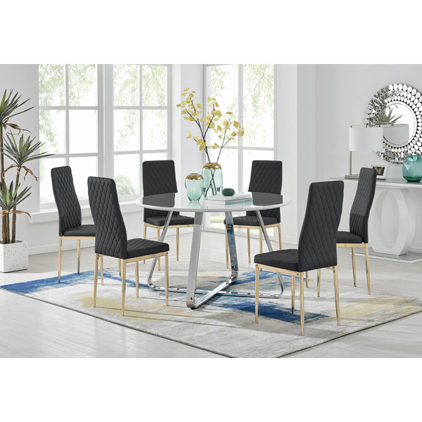 Canora Grey Eubanks 7 - Piece Dining Set & Reviews | Wayfair.co.uk
