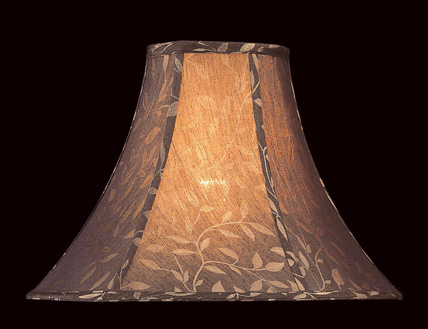 Lite Source Woven Jacquard Lamp Shade with Vine Print | Wayfair