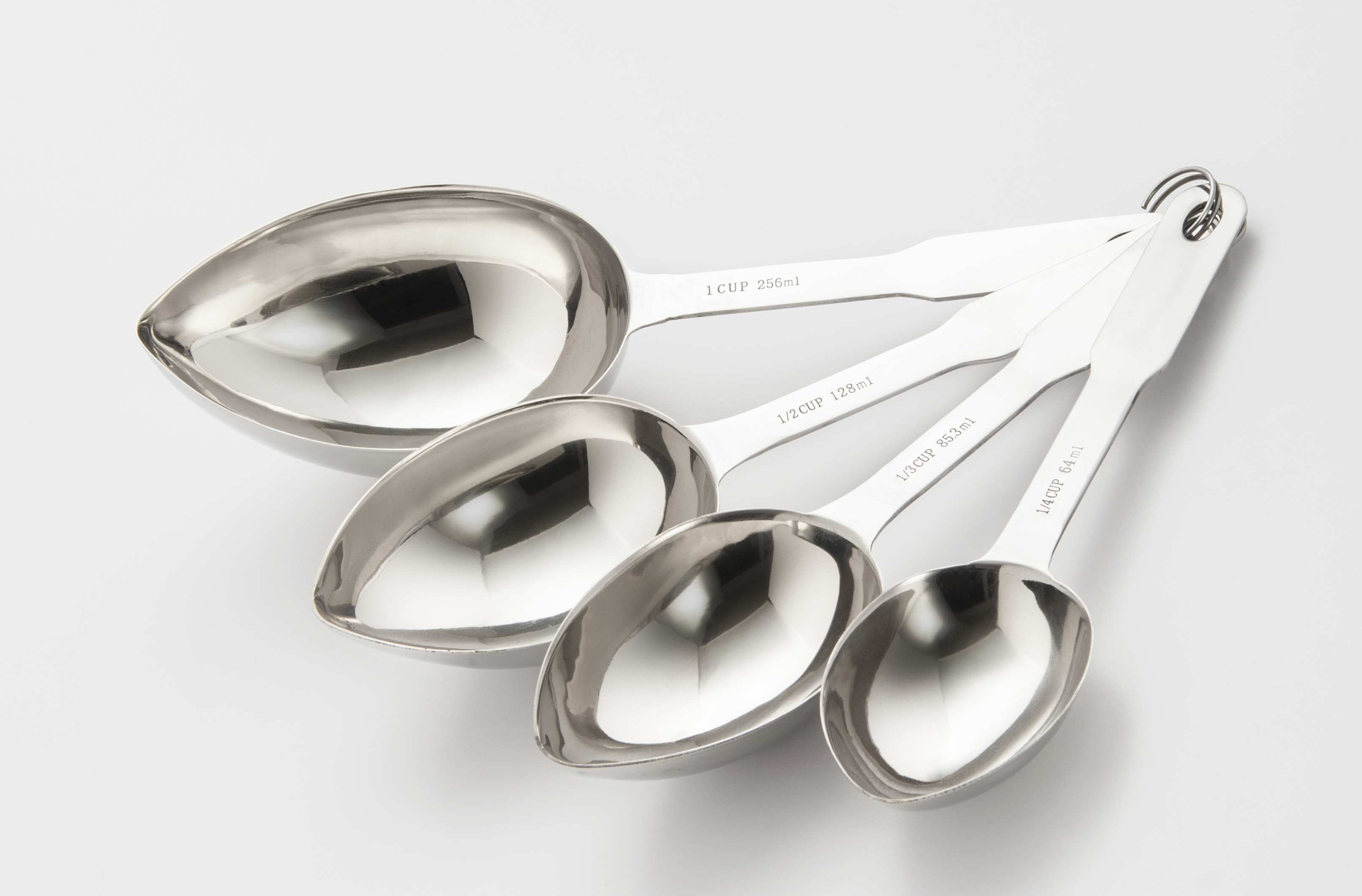 Cook Pro 4-Pieces Stainless Steel Measuring Spoon Set & Reviews | Wayfair