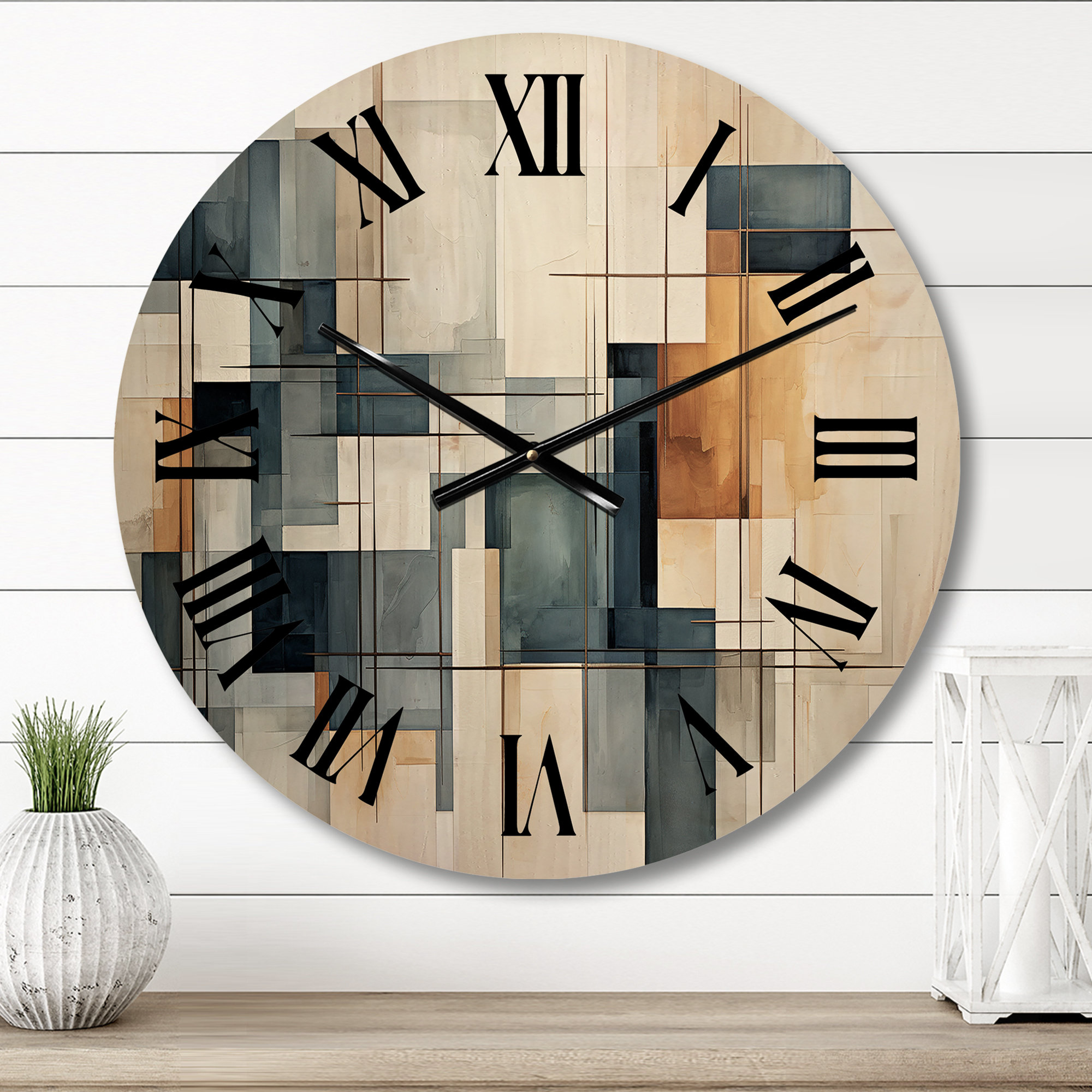 rustic wall clocks large
