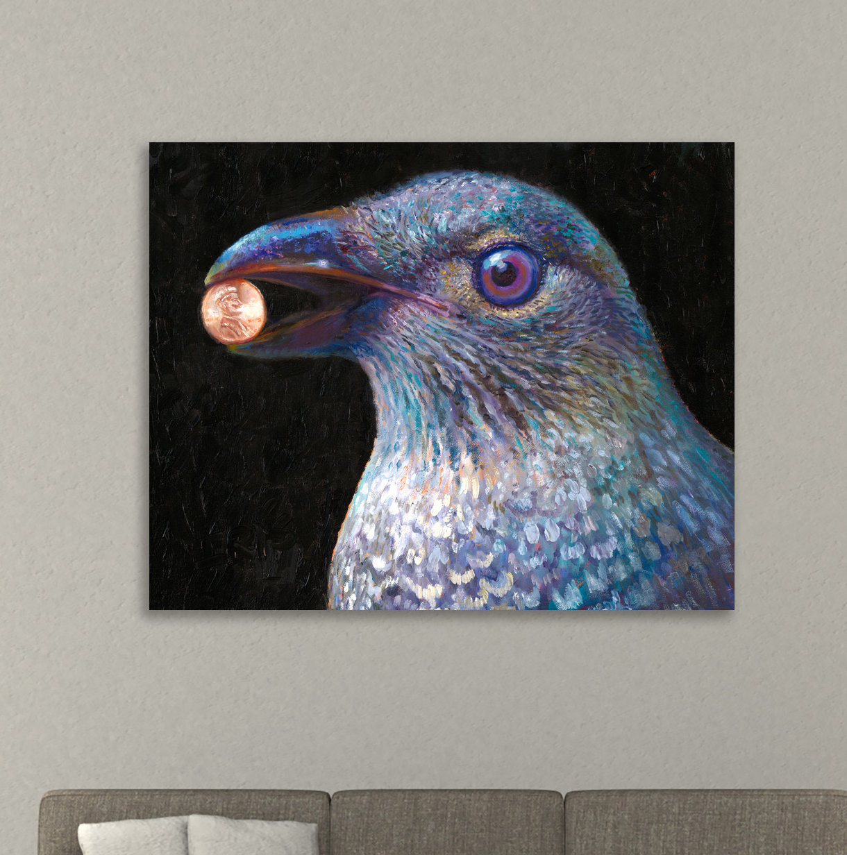 Winston Porter "Bower Bird" Gallery Wrapped Canvas By Iris Scott | Wayfair