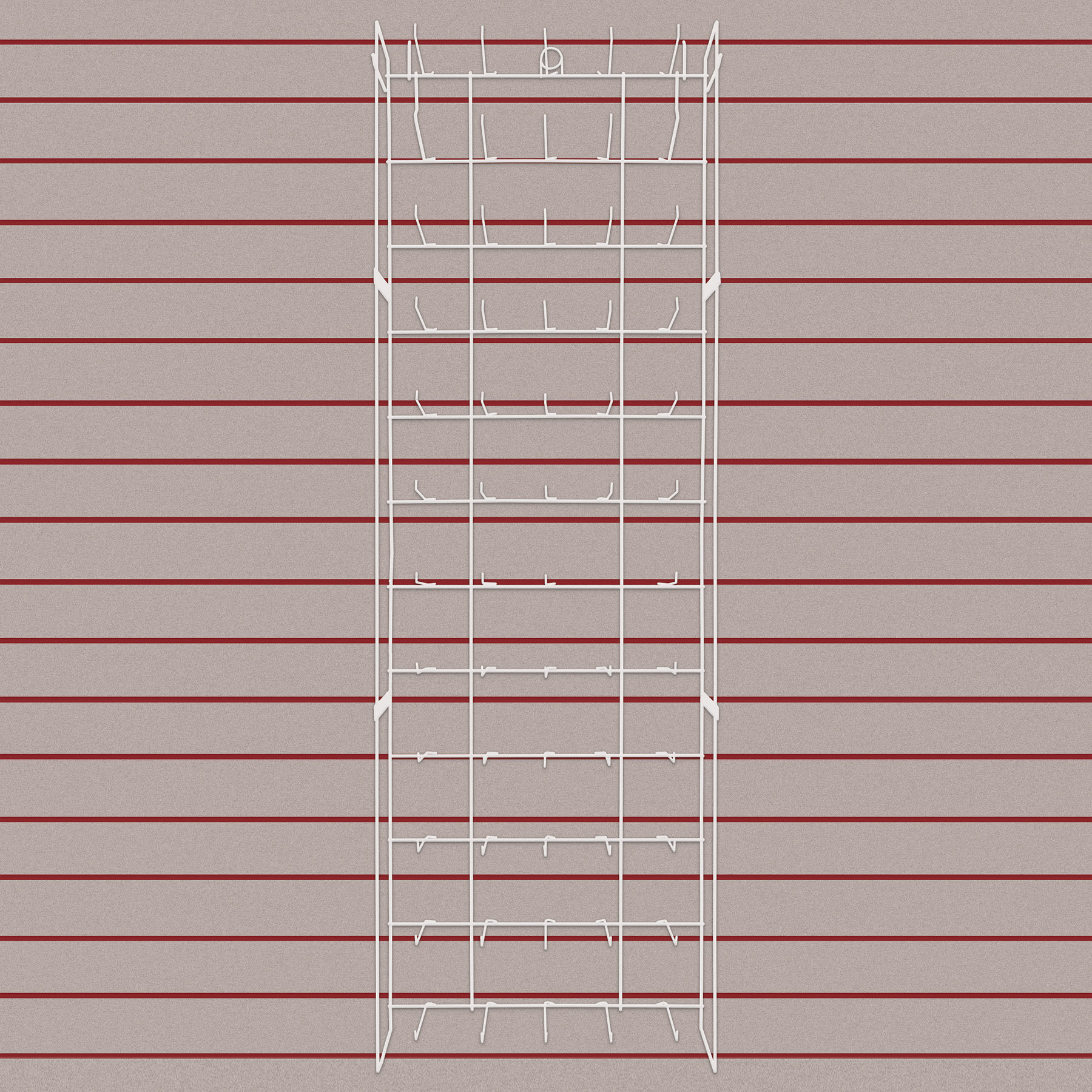 The Party Aisle™ Empty 60-Prong Wall Rack - Pack of 1 | Wayfair