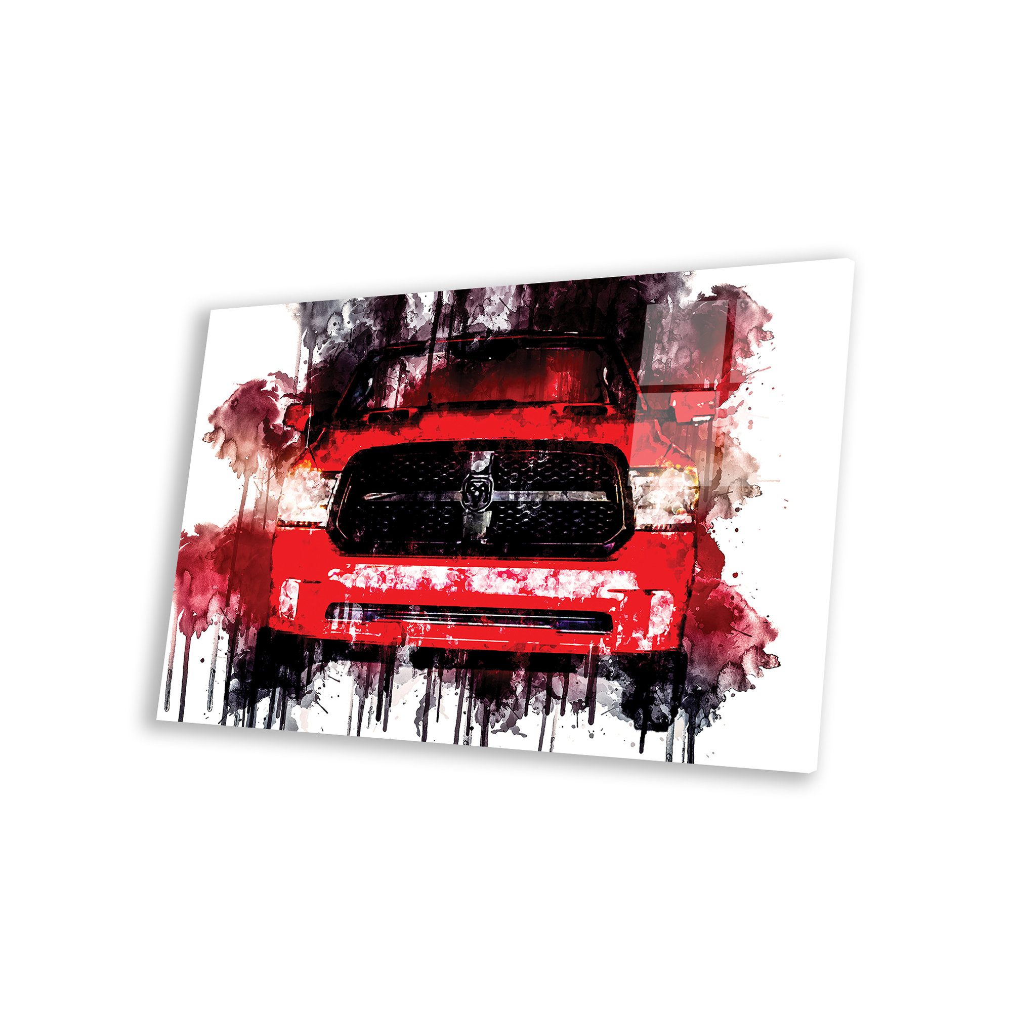 17 Stories 2017 Ram 1500 Night Print On Acrylic Glass - Wayfair Canada