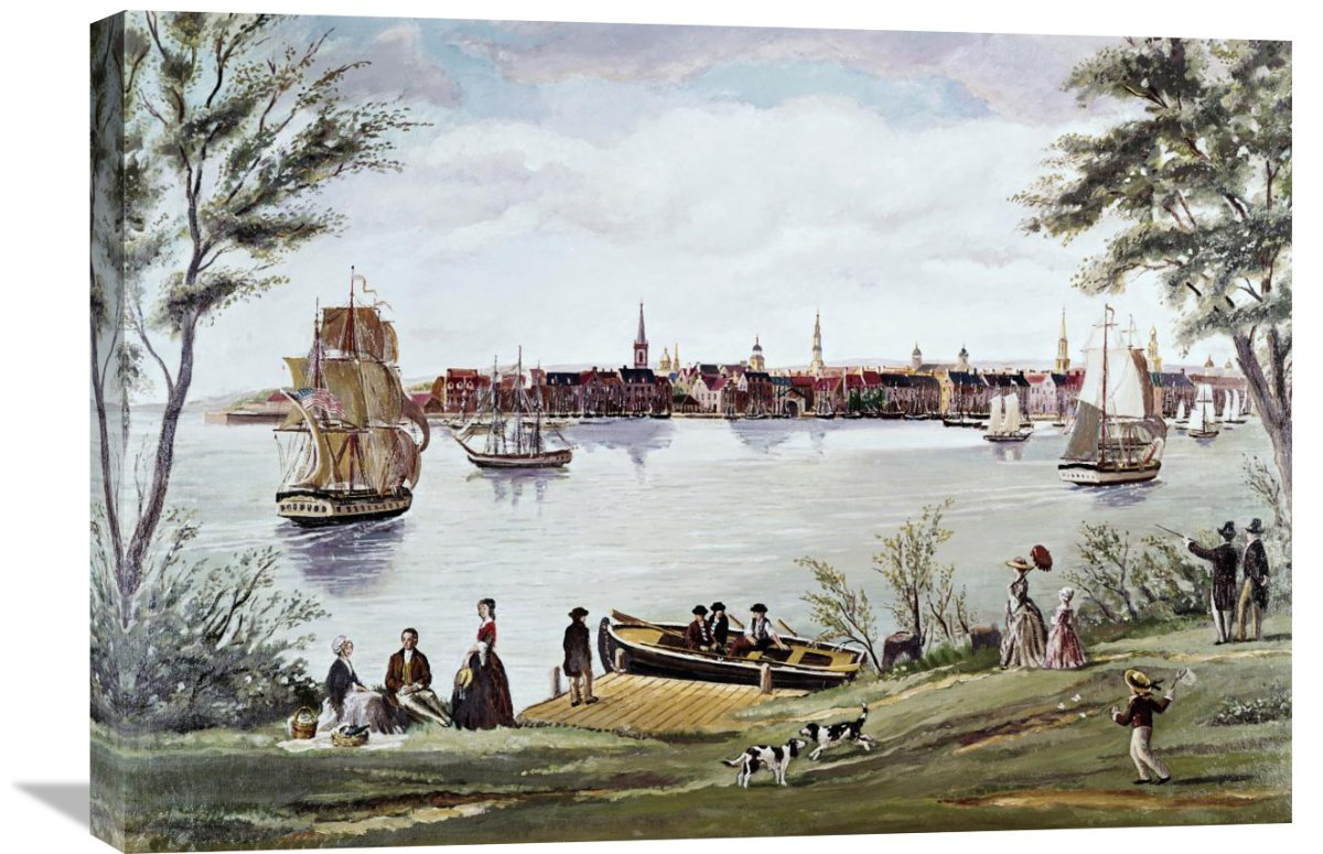 Global Gallery 'New York Shortly After Independence, Scene of the East ...