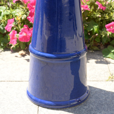 Red Barrel Studio® Otaki Ceramic Sundial Birdbath & Reviews | Wayfair