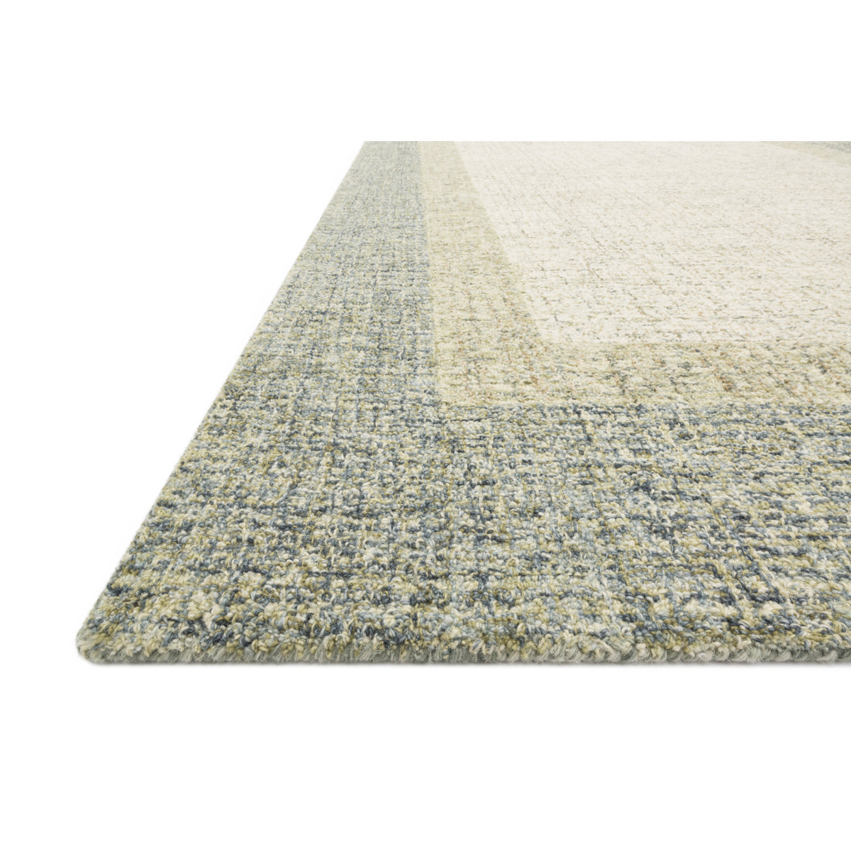 Winston Porter Rosalin Handmade Tufted Olive Rug & Reviews | Wayfair