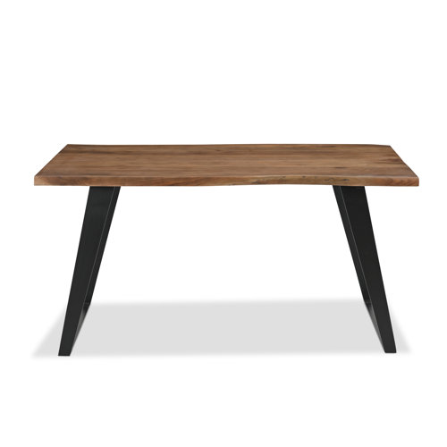 Union Rustic Garlan Solid Wood Dining Table & Reviews | Wayfair