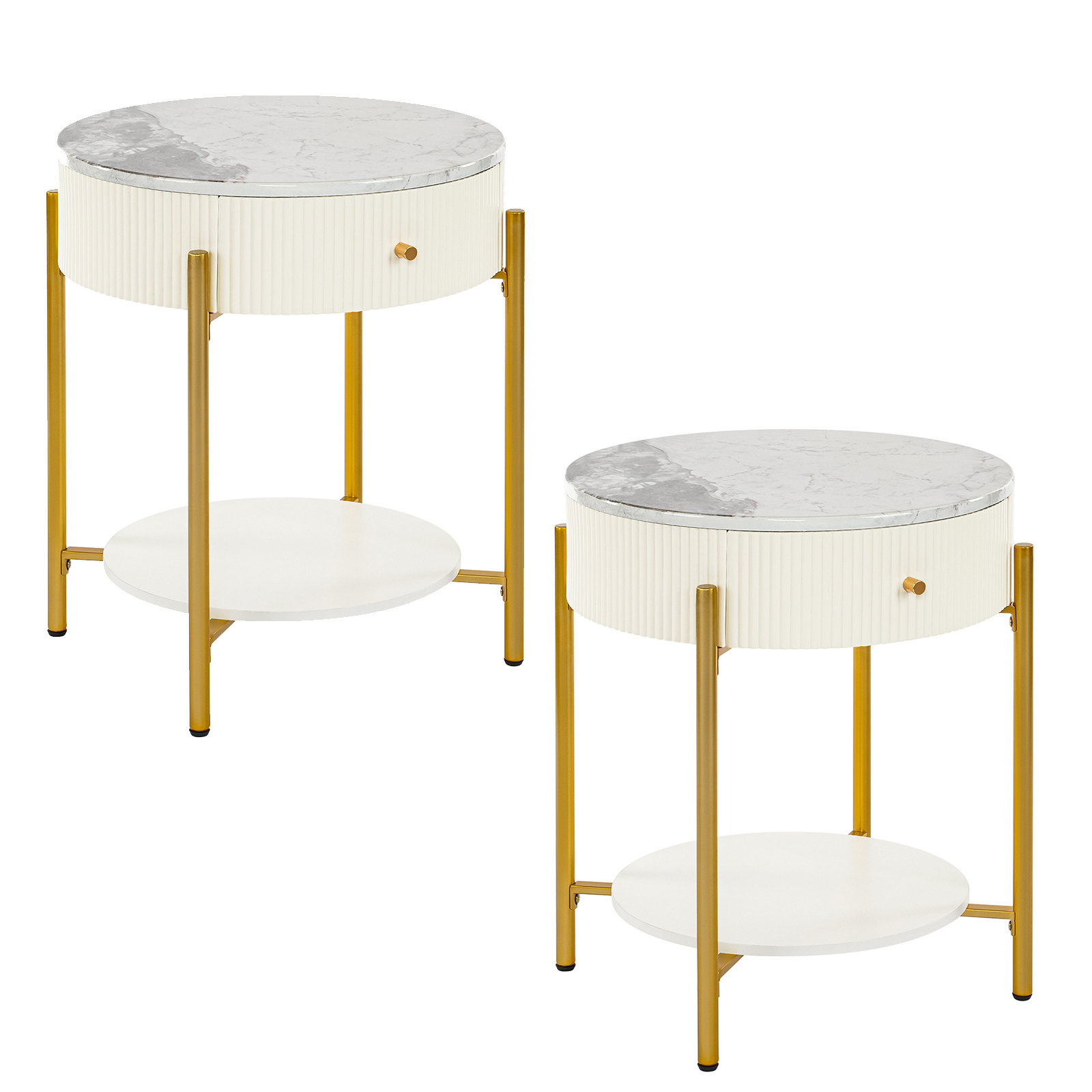 Mercer41 End Table Set & Reviews | Wayfair