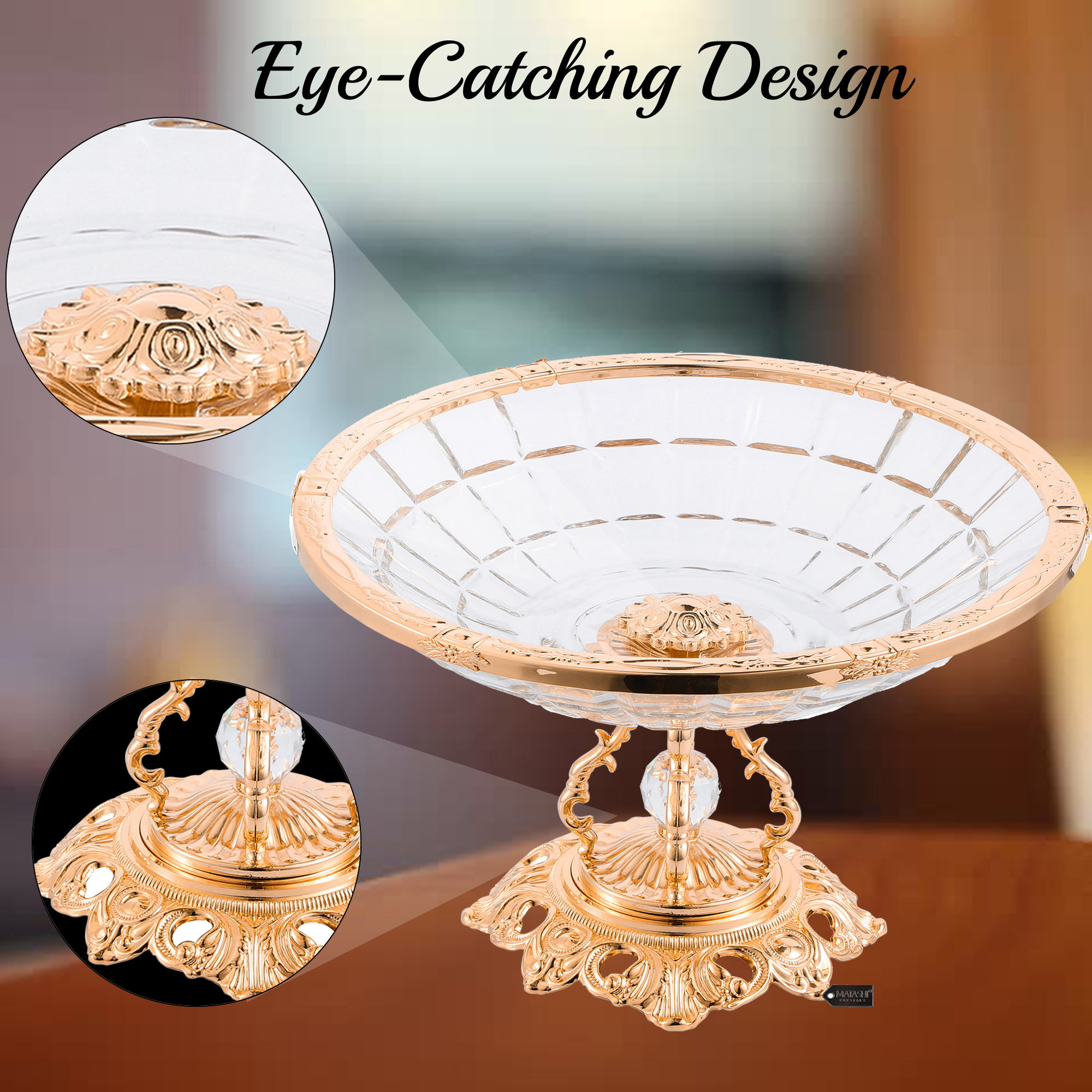 Matashi Crystal Crystal Glam Decorative Plate | Wayfair