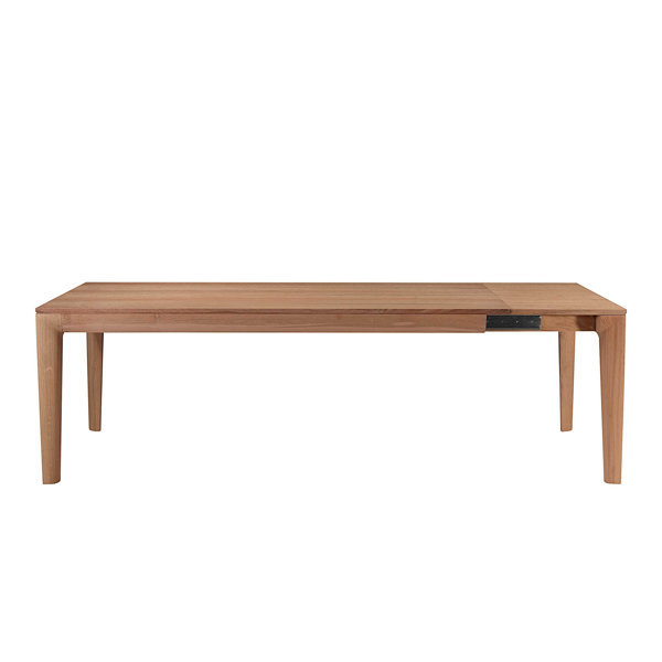 Michel Ferrand Extendable Solid Wood Base Dining Table - Wayfair Canada