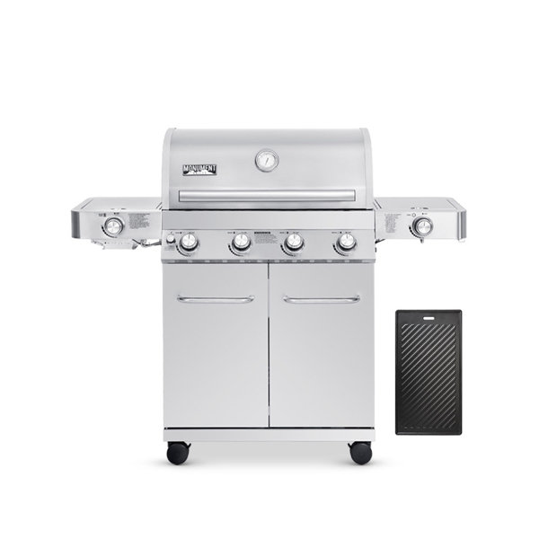 Monument Grills Monument 24367 Stainless Steel 4+2Burner Propane Gas ...