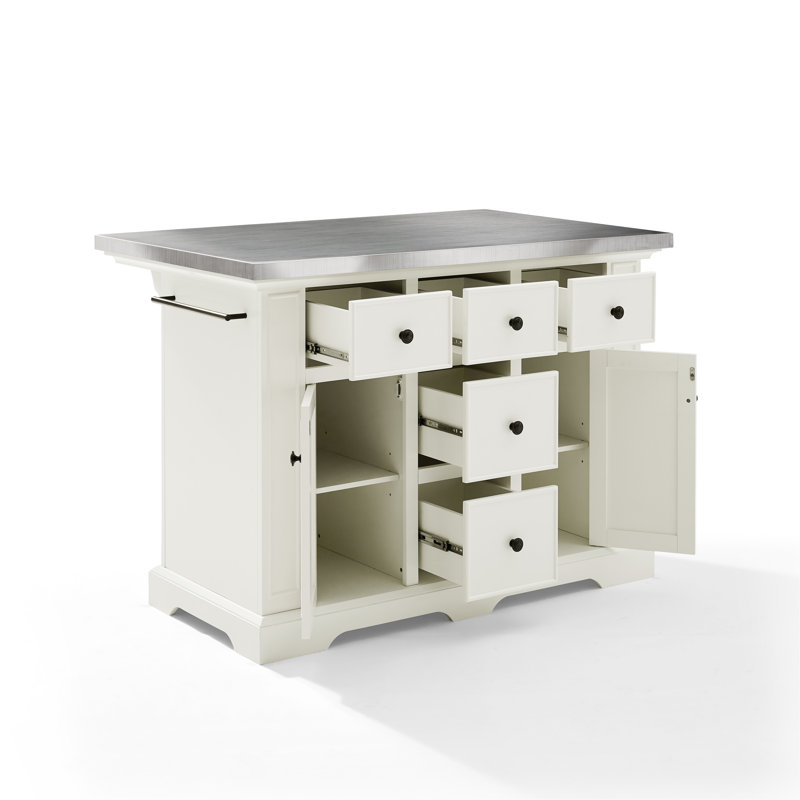 Three Posts™ Diamondback Kitchen Island & Reviews | Wayfair