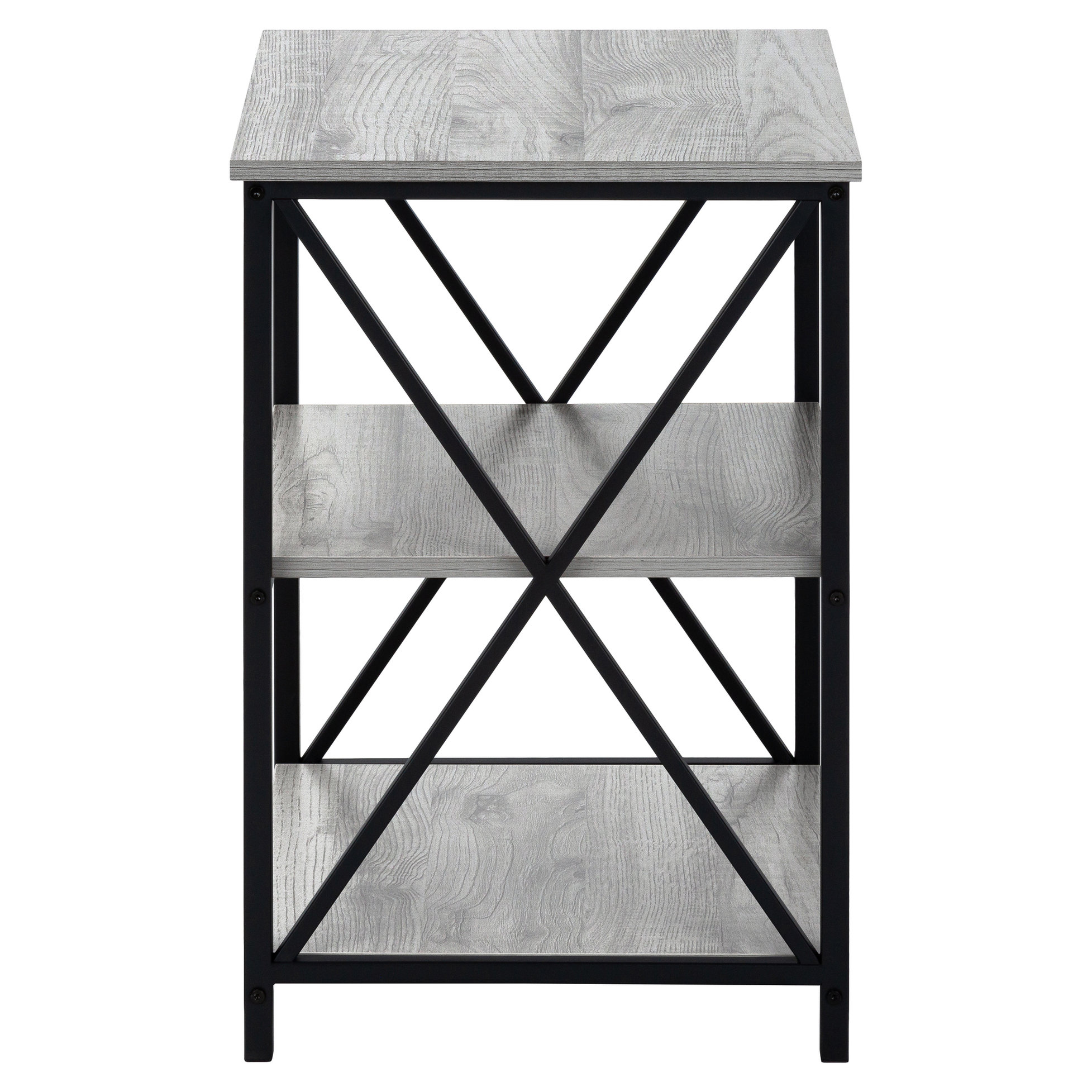 Ebern Designs Contemporary Accent Table In Grey And Black, Fits Any ...