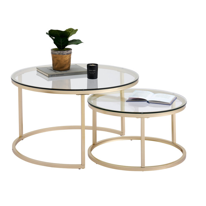 Steelside™ Amyris 2 - Piece Living Room Table Set & Reviews | Wayfair