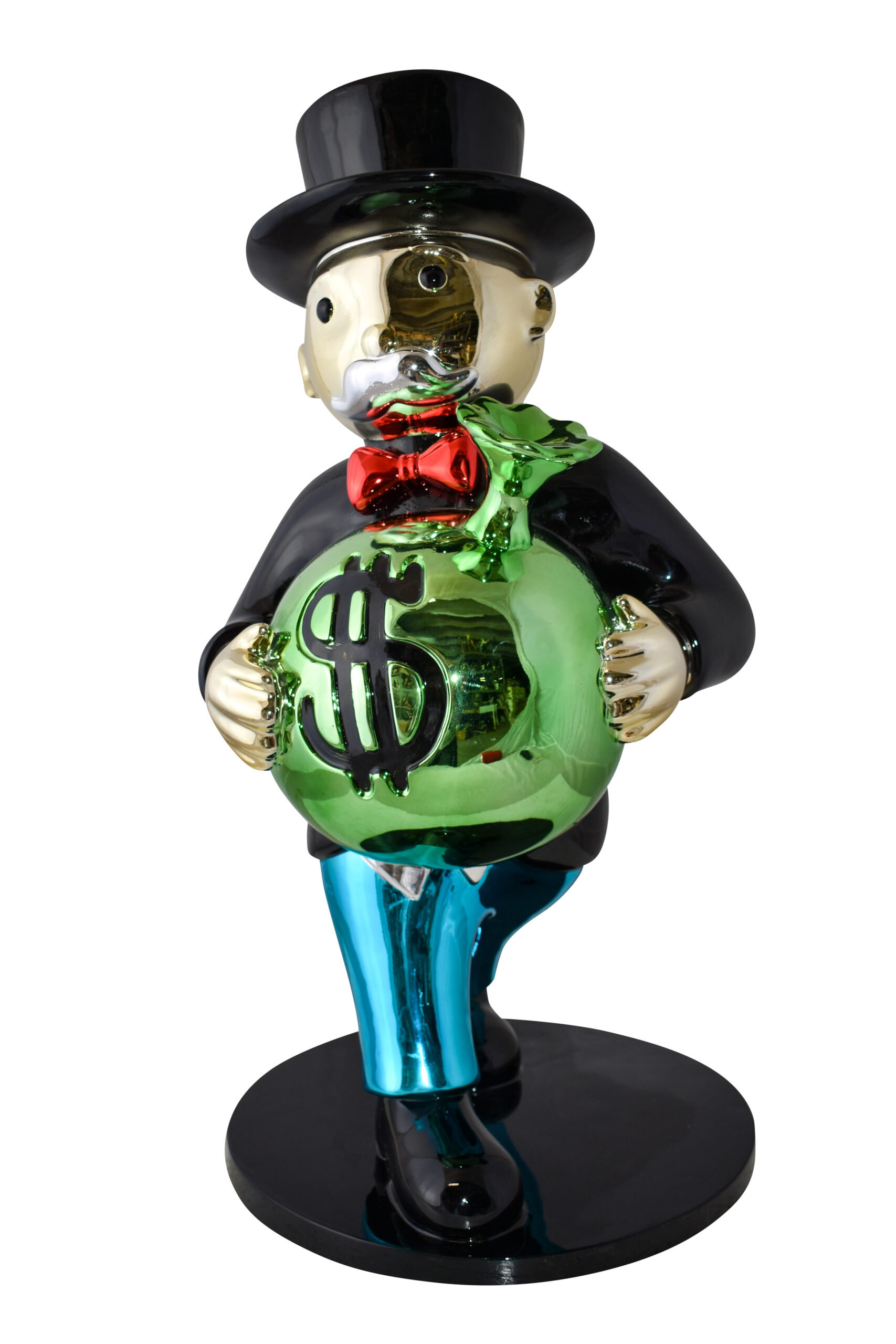 NIFAO Casual Monopoly Man Holding Money Bag Statue - Wayfair Canada