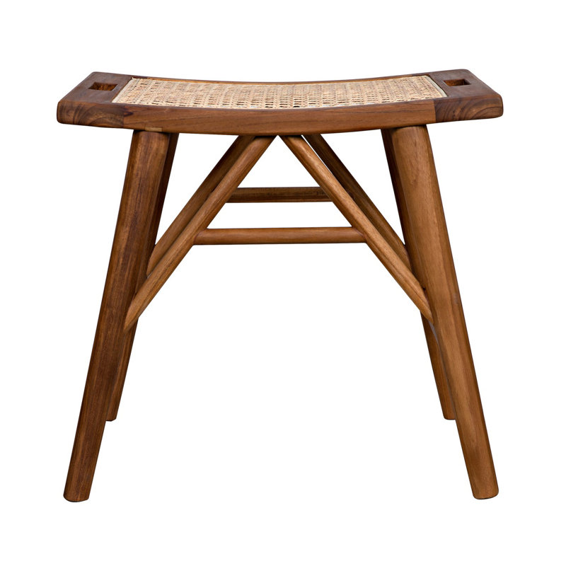 Noir Trading Inc. Murphy Solid Wood Accent Stool | Wayfair