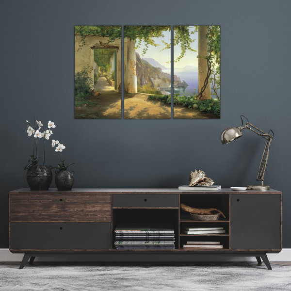 Lark Manor View To The Amalfi Coast by Carl Frederick Aagaard - No ...