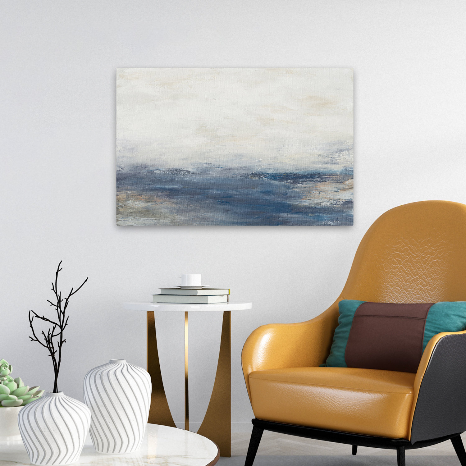 Dakota Fields Abstract Coastal - Ocean Mood | Wayfair