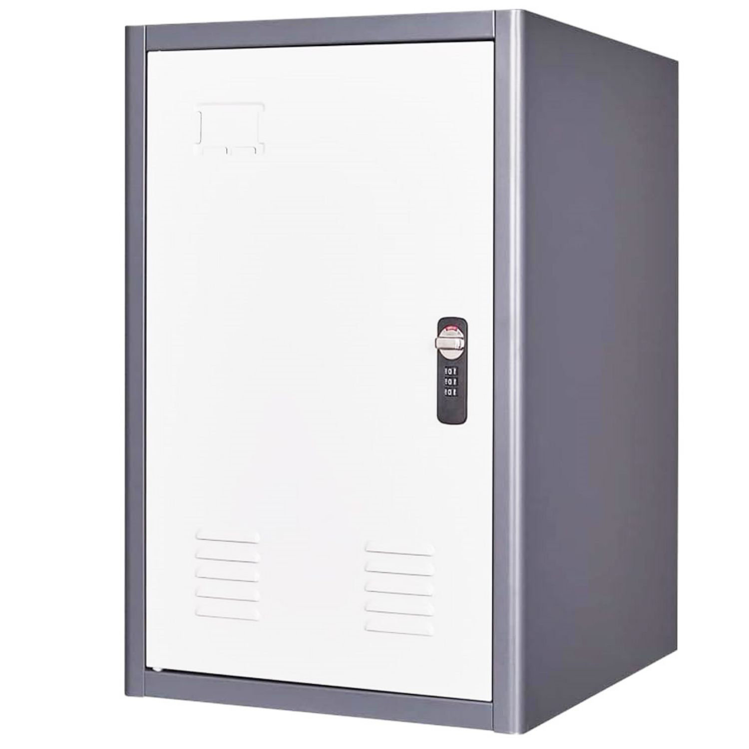 NIHAISHI Iron 1 - Tier 18'' Cubby Locker with Built In Combination Lock ...