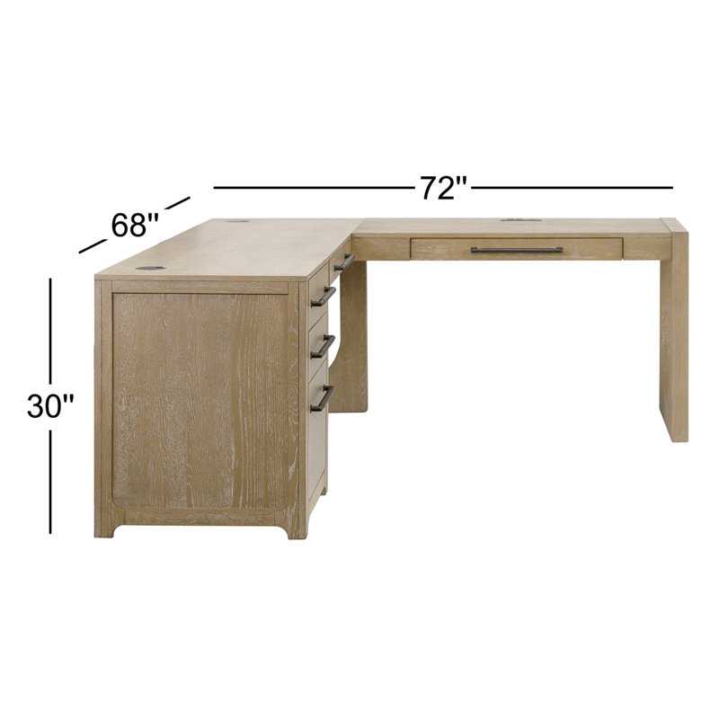 Birch Lane™ Fitzgerald L-Shape Desk & Reviews | Birch Lane