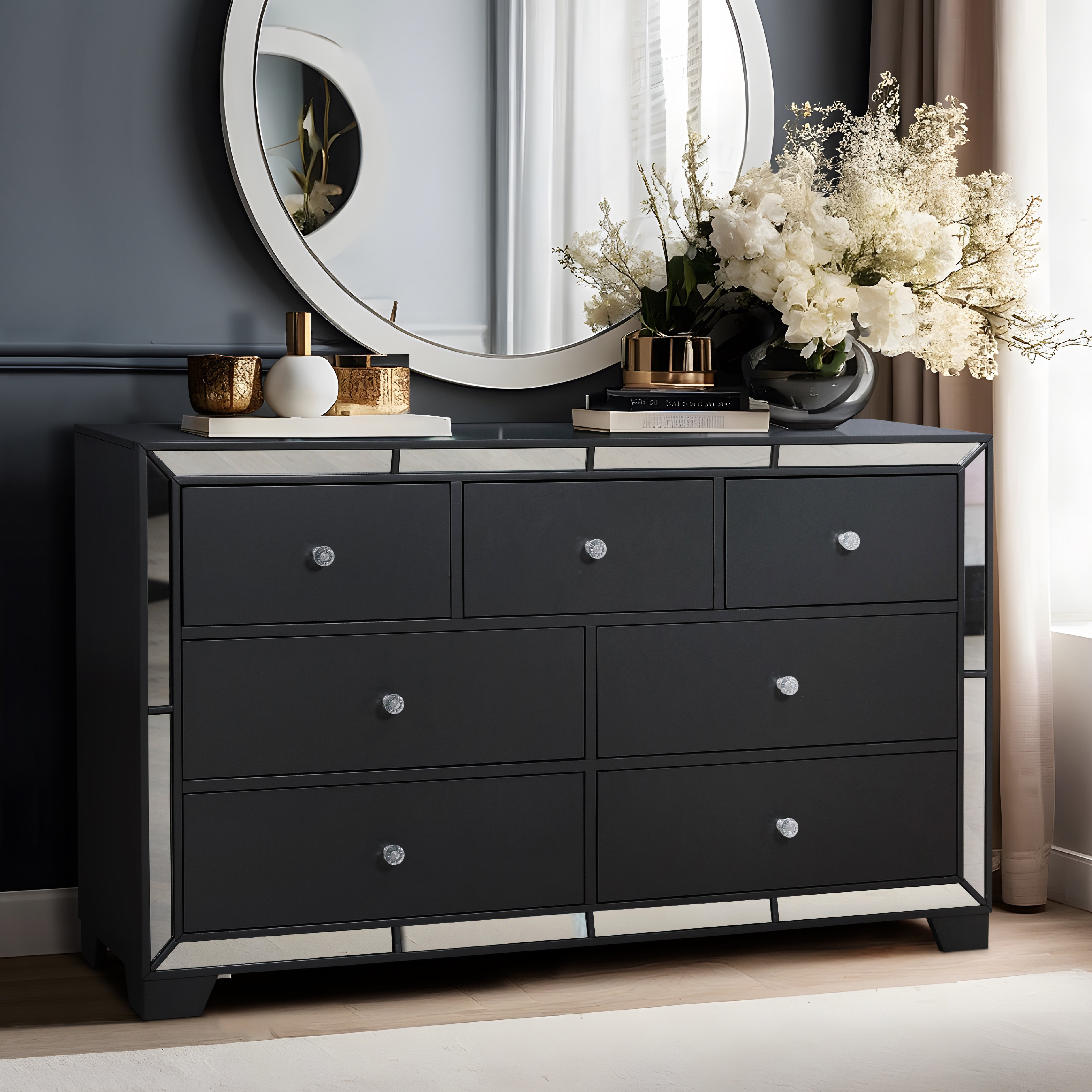 Willa Arlo™ Interiors Commode 7 tiroirs Fazeley et avis - Wayfair Canada